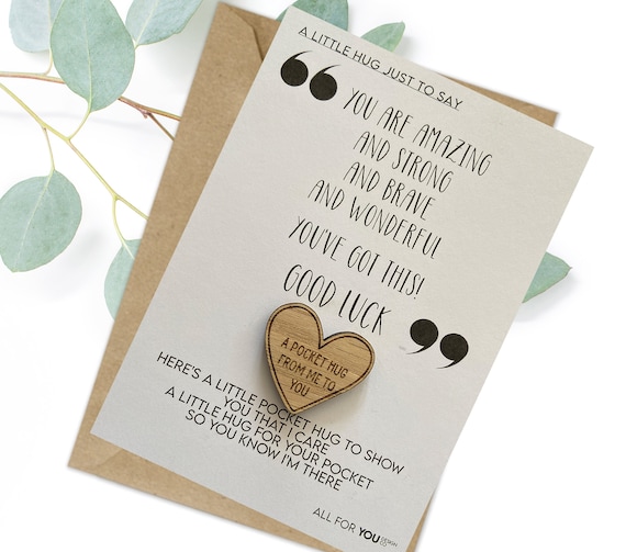 Good Luck in Exams Pocket Hug Token Gift You've Got This - Etsy
