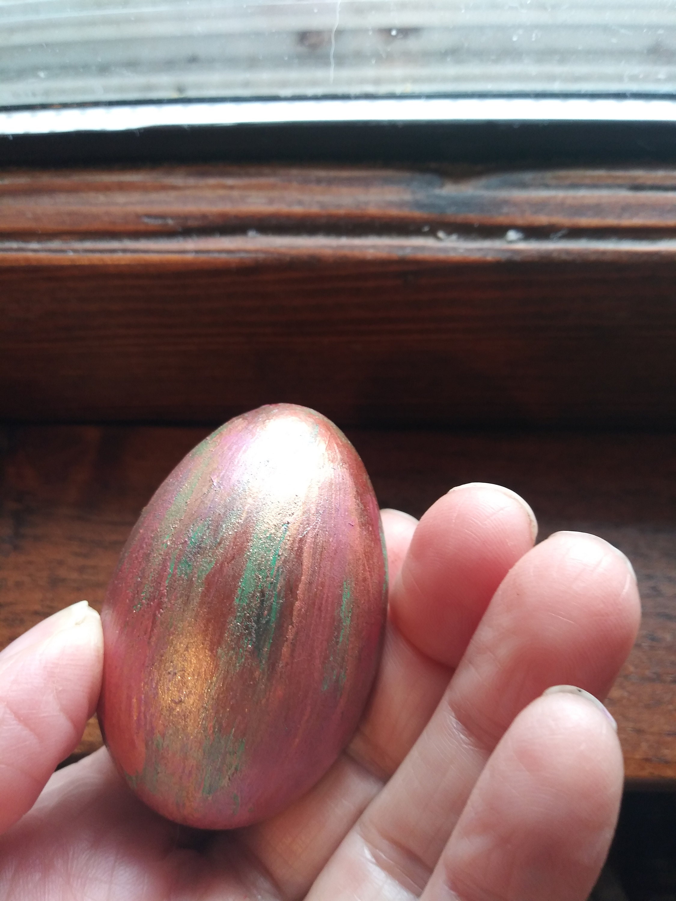 Ostara Egg, Wooden Egg, Egg and Nest, Altar, Pagan - Etsy