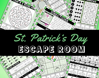 New Year's Eve Escape Room for Kids, Printable Party Game, NYE Escape ...