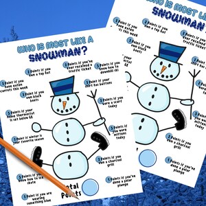 Christmas Party Game, Winter Holiday Activity, Family Christmas ...