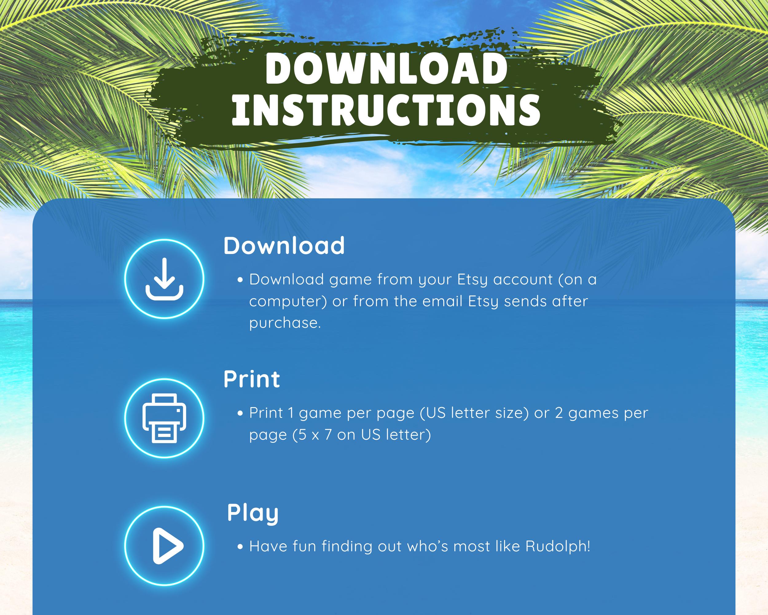 Summer Party Game, Summer Activity, Family Beach Day Activity, Beach ...