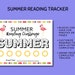 Kids Summer Reading Color Tracker, Student Reading Chart, Kid’s Book ...