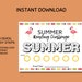Kids Summer Reading Color Tracker, Student Reading Chart, Kid’s Book ...