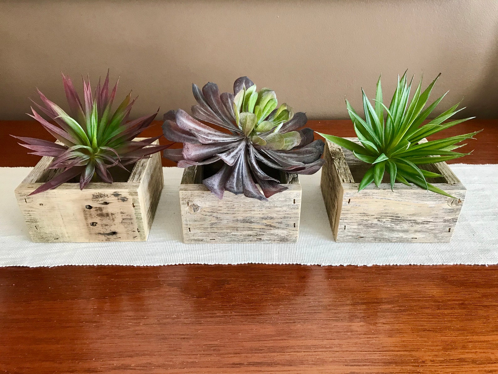 Reclaimed Weathered Cedar Wood Box Rustic Wedding Farmhouse | Etsy