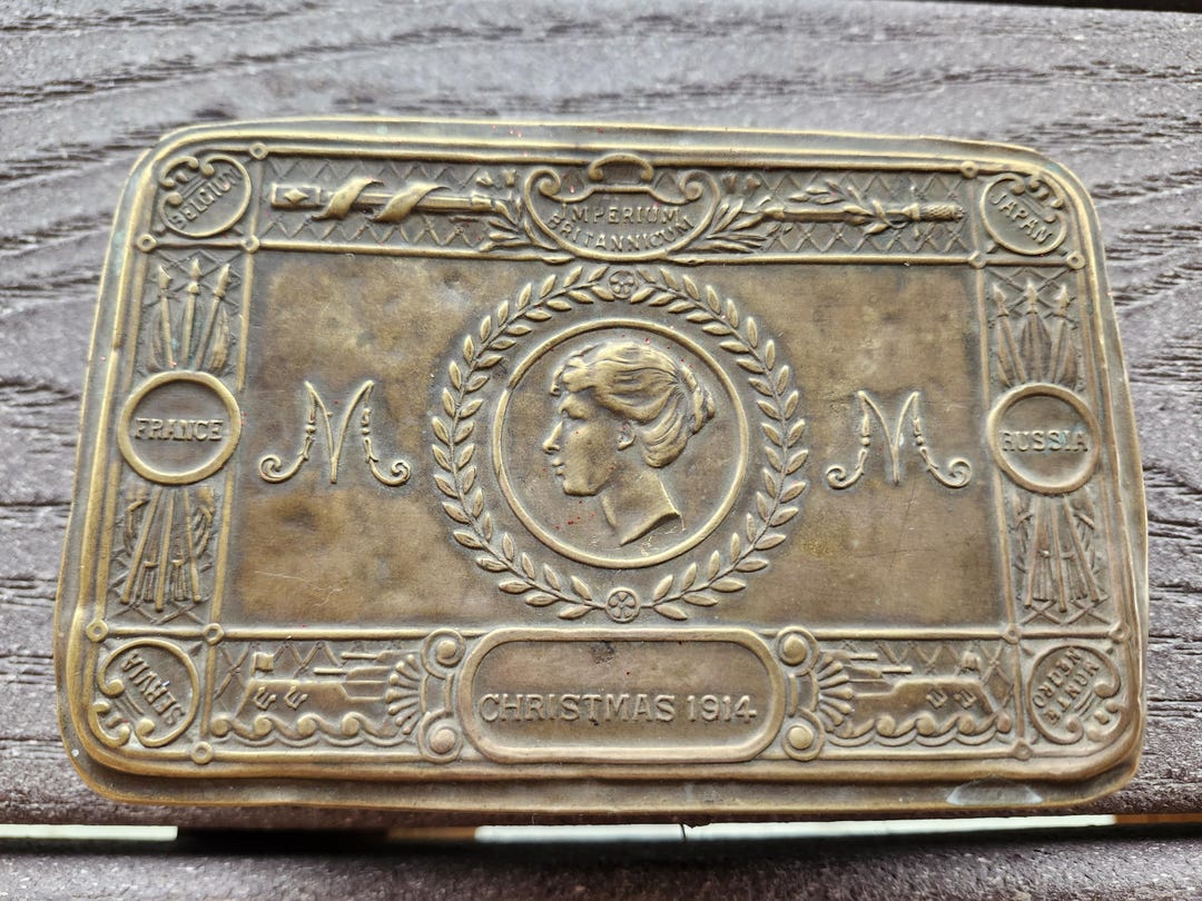 WW1 1914 Princess Mary Christmas Tin, Tobacco or Chocolate - Etsy