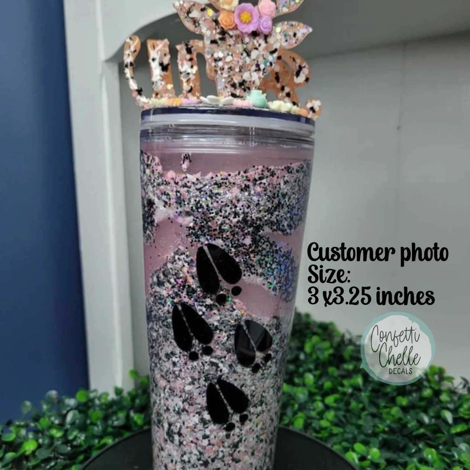 Deer Tracks Decal Sticker | Buck Decal Sticker | Cooler Decal | Car ...