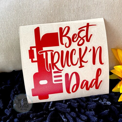 Best Truck'n Dad Decal Sticker Best Truck'n Dad - Etsy