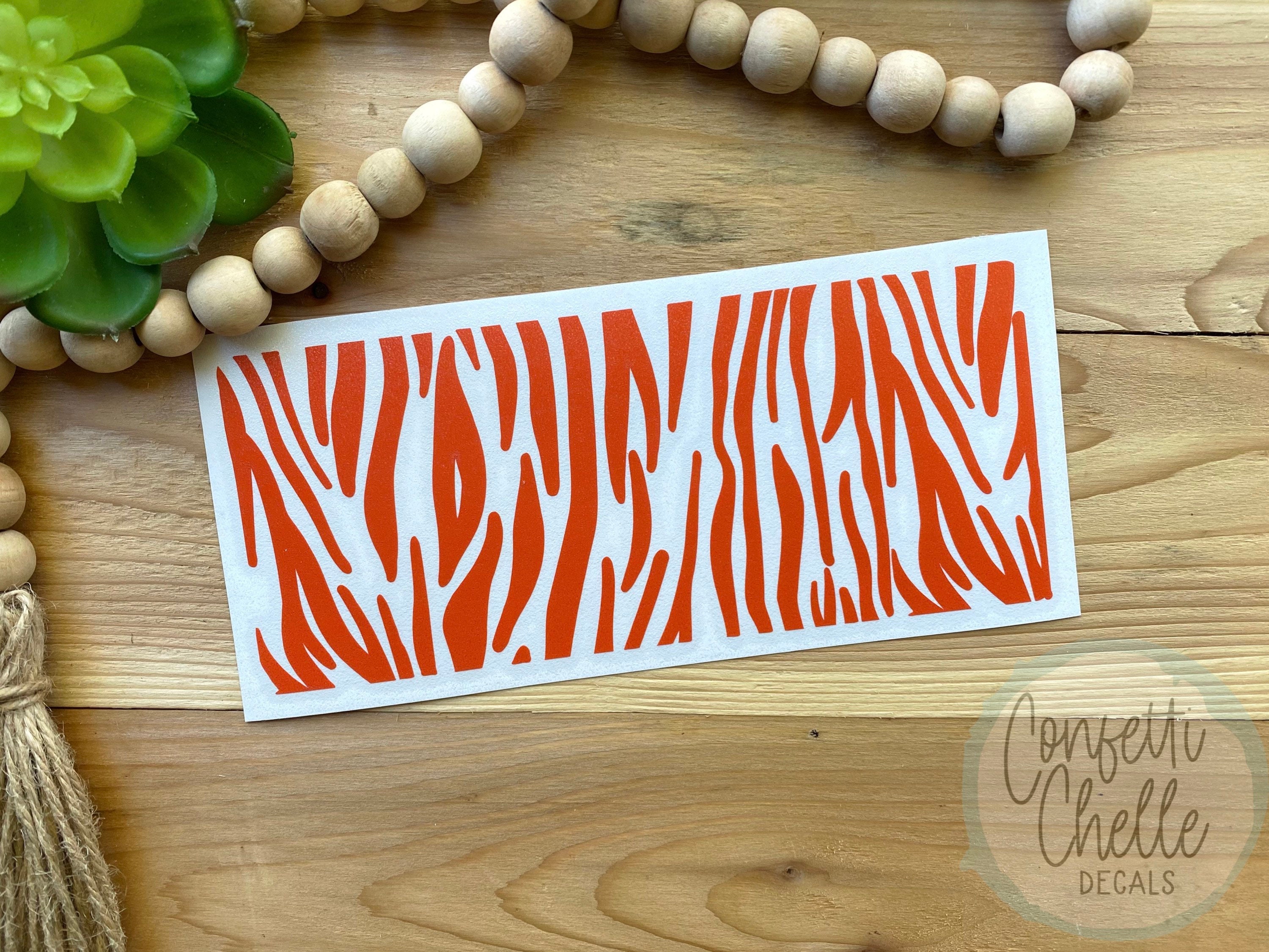 Tiger Vinyl Decal Tiger Stripes Decal Tiger Stripes - Etsy