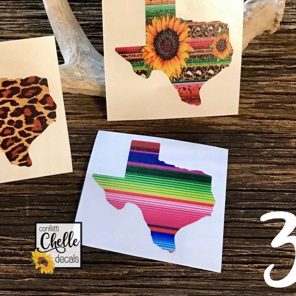 Texas Decal - Etsy
