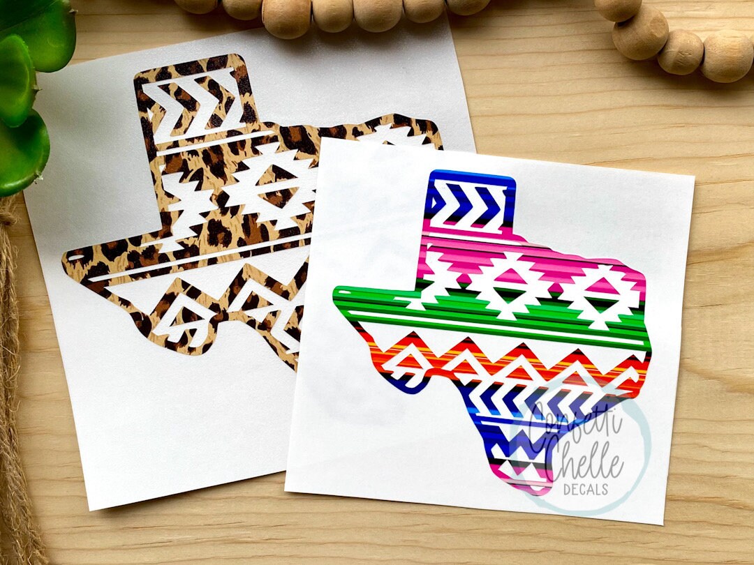 Aztec Texas Decal Aztec Texas Sticker Cup Car Decal Laptop Decal - Etsy