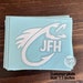 Fish Hook With Name Decal Sticker Fishing Decal Truck Decal Cooler ...