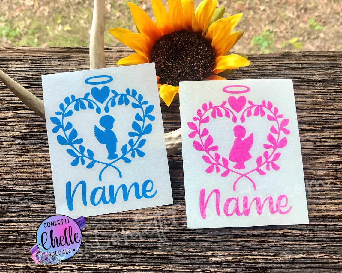 Mom of an Angel Decal Angel Decal Child Angel Decal Baby | Etsy