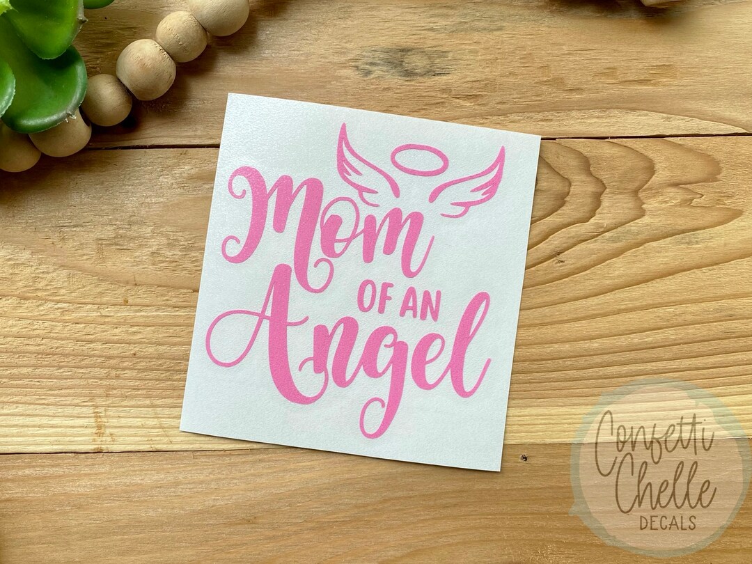 Mom of an Angel Decal | Mom of an Angel Sticker - Etsy