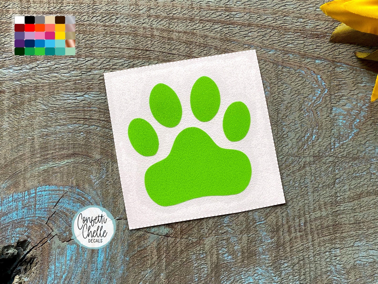 Paw Decal Paw Print Decal Dog Paw Decal Paw Sticker - Etsy