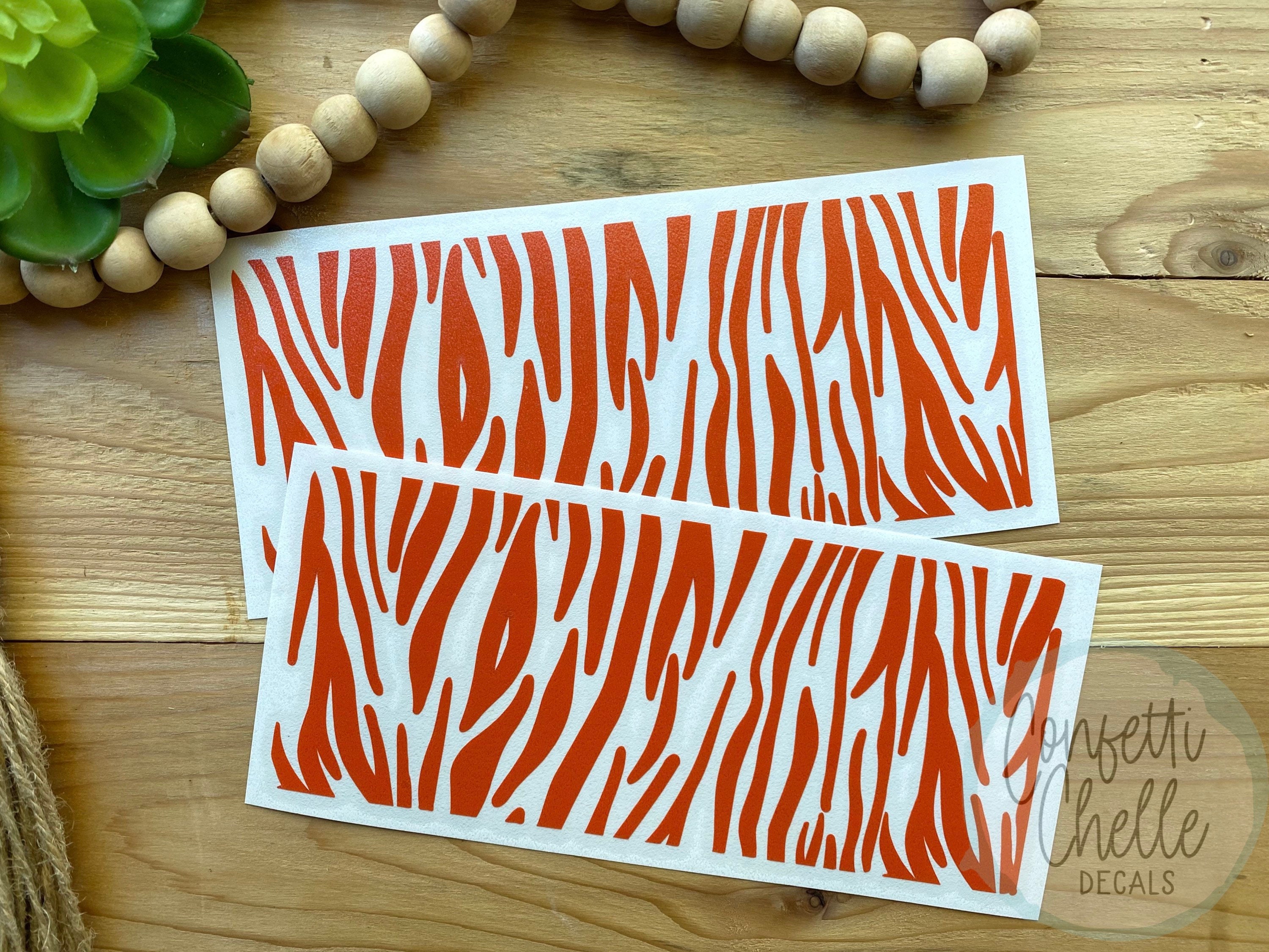 Tiger Vinyl Decal Tiger Stripes Decal Tiger Stripes - Etsy