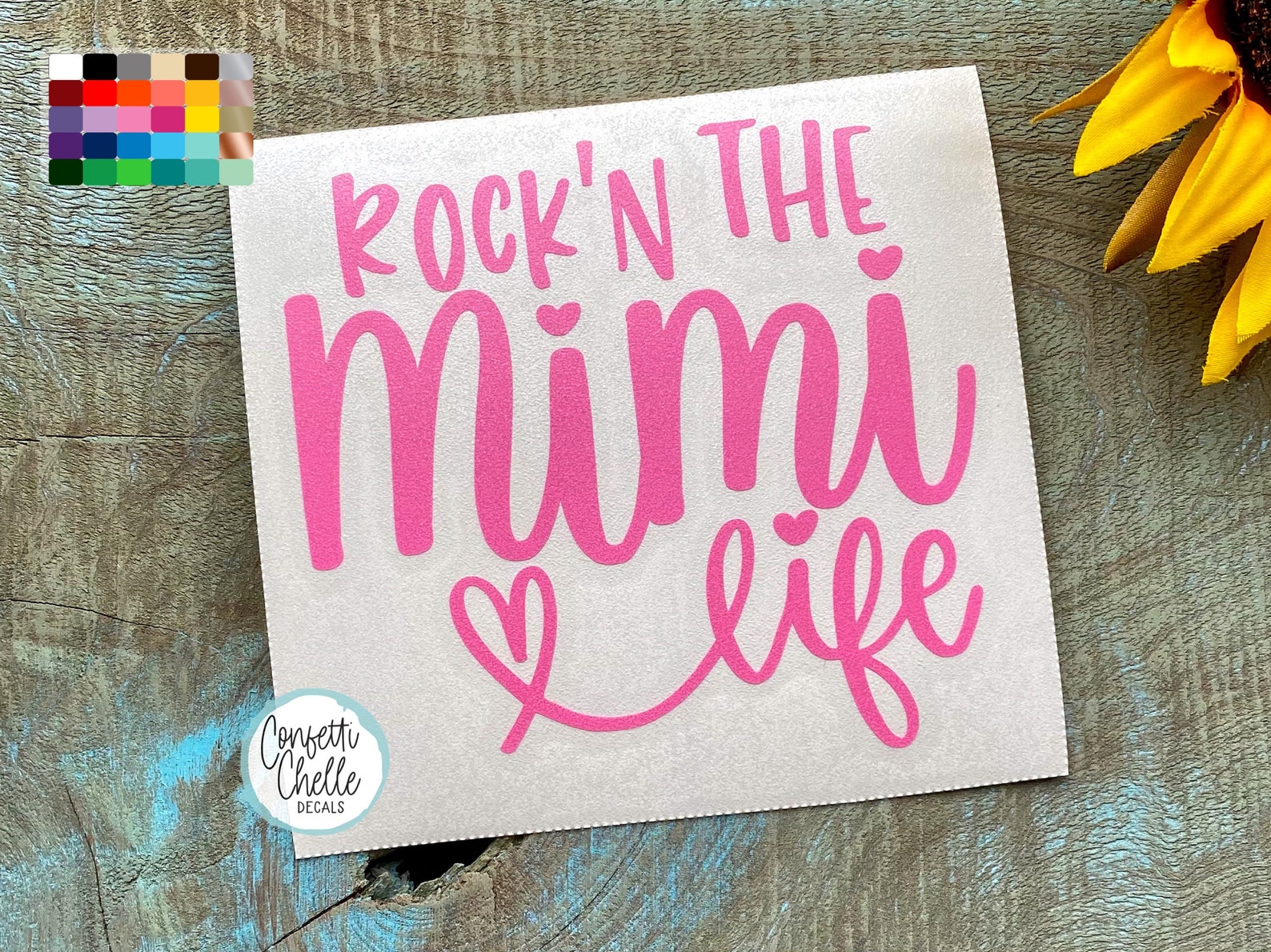Mimi Decal Mimi Life Decal Rock'n The Mimi Life Decal | Etsy