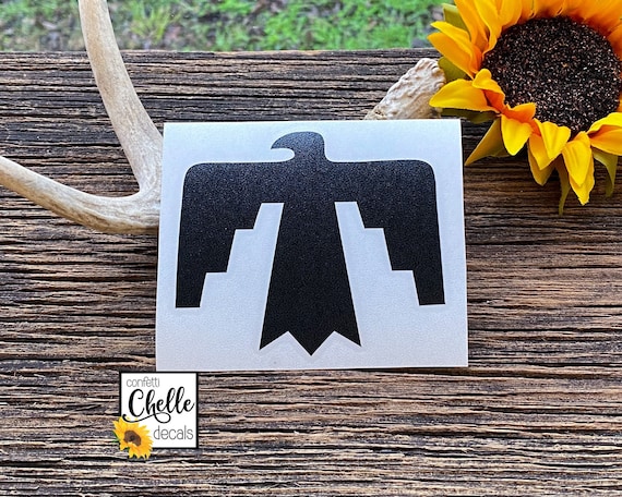 Thunderbird Decal Thunderbird Sticker Thunder Bird Decal | Etsy