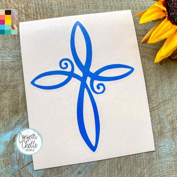 Cross Decal - Etsy