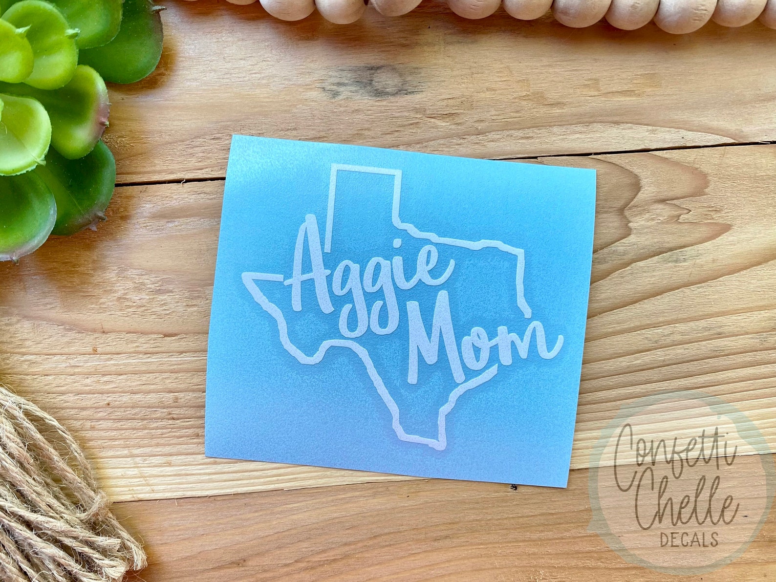 Aggie Mom Decal Sticker Car Decal Laptop Decal - Etsy