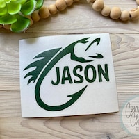 Fishing Decal - Etsy