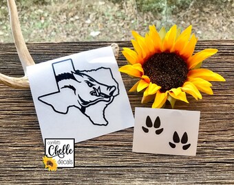 Hog Hunting Decal | Etsy