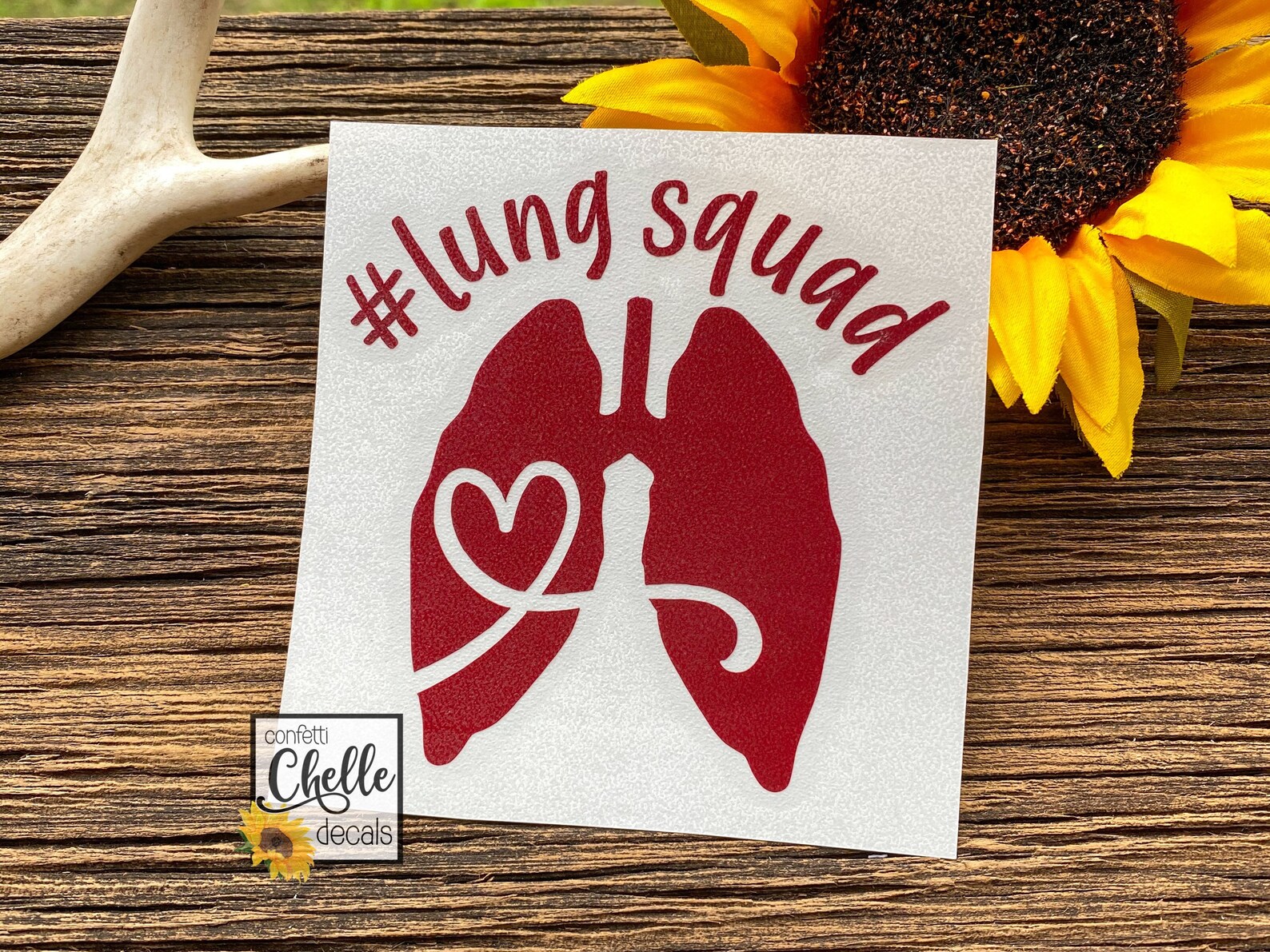 Lung Squad Respiratory Therapist Decal Sticker Lung Squad - Etsy