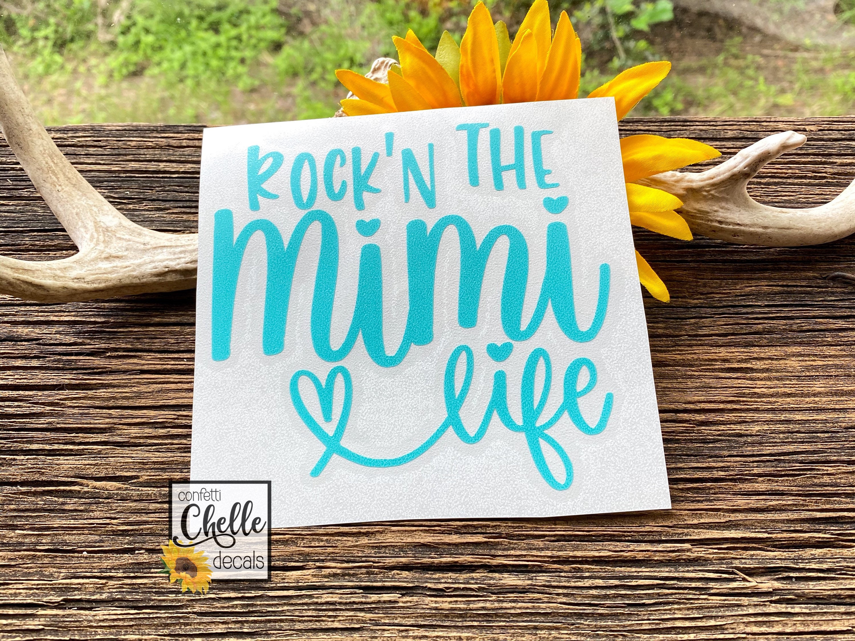 Mimi Decal Mimi Life Decal Rock'n The Mimi Life Decal | Etsy