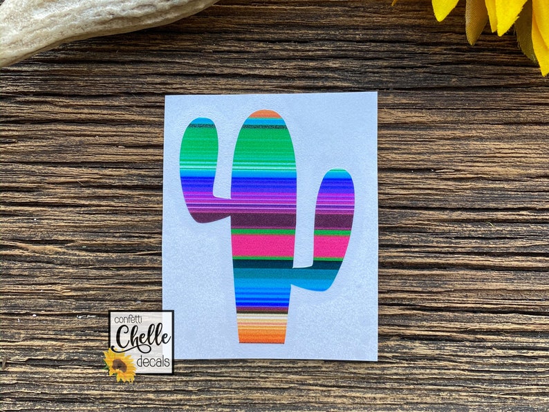 Cactus Decal Sticker Car Window Yeti Rambler Tumbler | Etsy