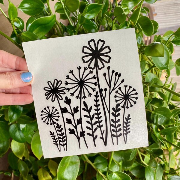 Floral Car Decals - Etsy