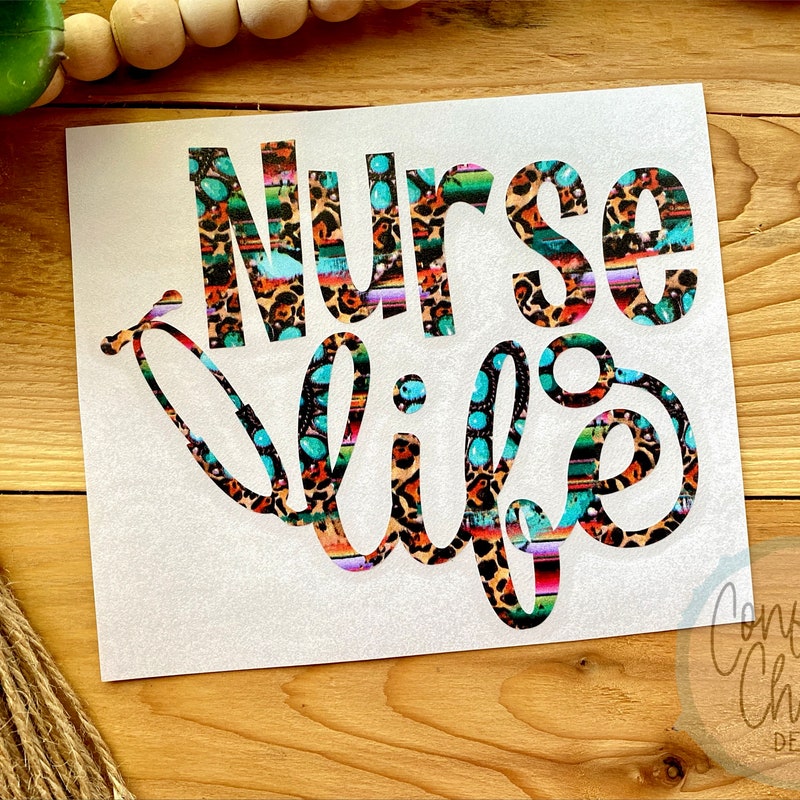 Nurse Vinyl Decal - Etsy