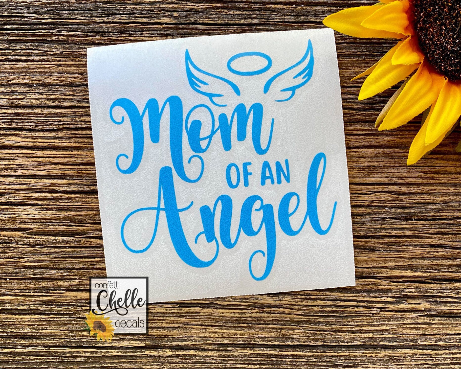 Mom of an Angel Decal Mom of an Angel Sticker | Etsy