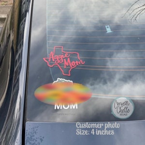 Aggie Mom Decal Sticker | Car Decal | Laptop Decal - Etsy