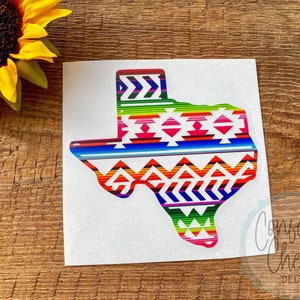 Aztec Texas Decal Aztec Texas Sticker Cup Car Decal - Etsy