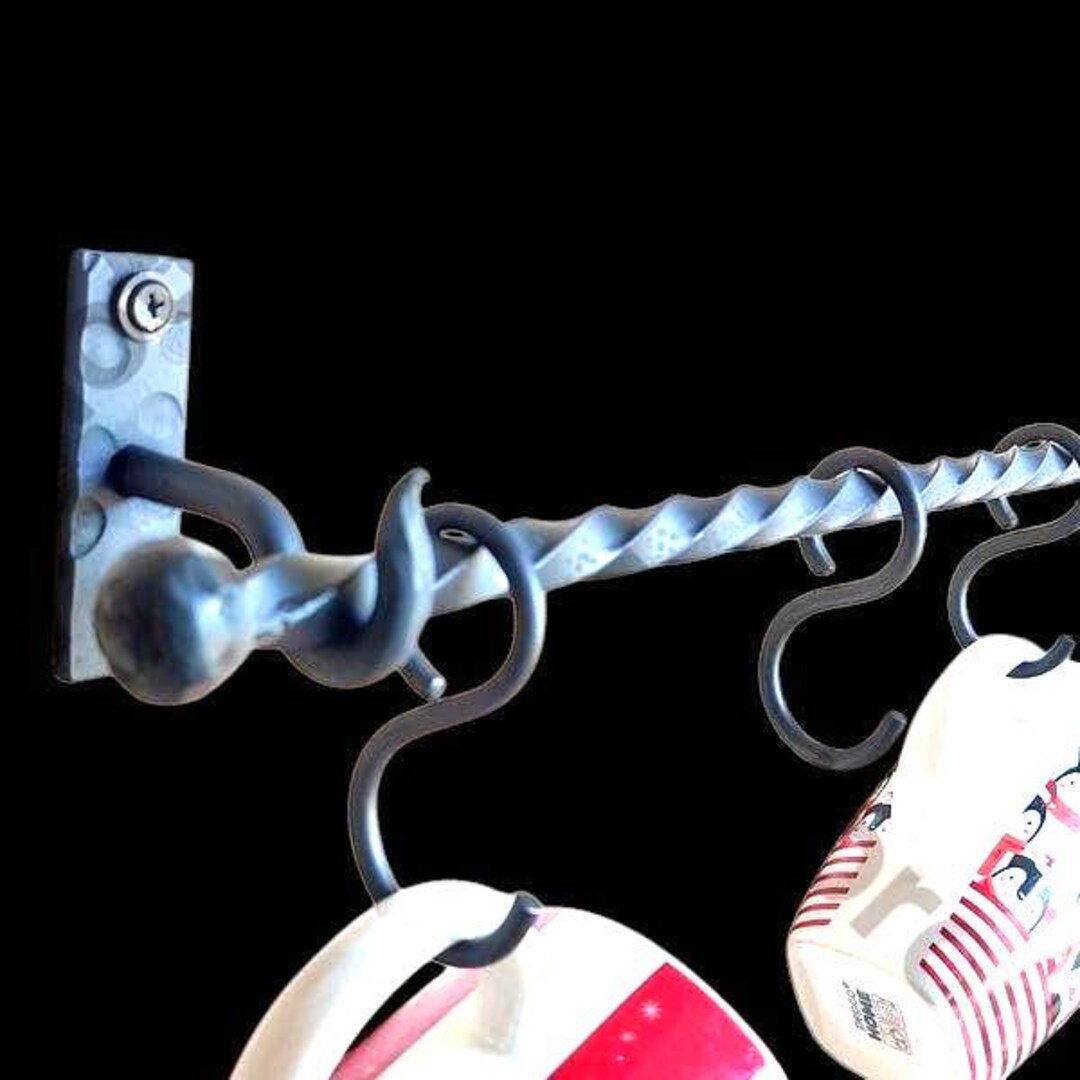 Wrought Iron Cast Iron Pot, Skillet Holder, Pan Organizer, Kitchen ...