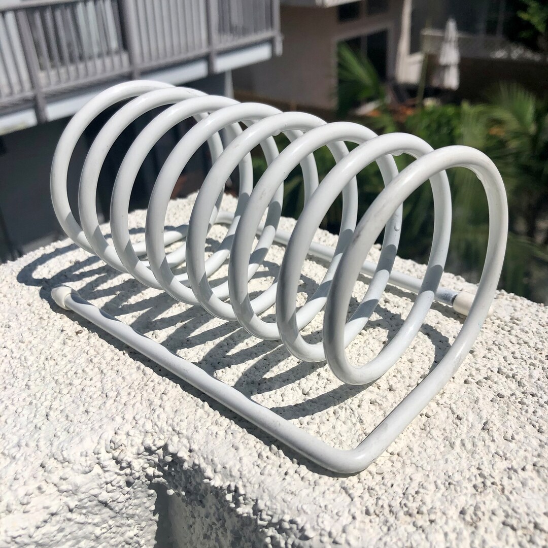 Vintage Post Modern White Coil Spring Spiral Wire Mail Sorter - Etsy