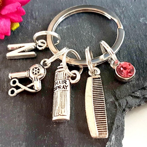 Personalized Hairdresser Gift Hair Stylist Keychain Hair - Etsy