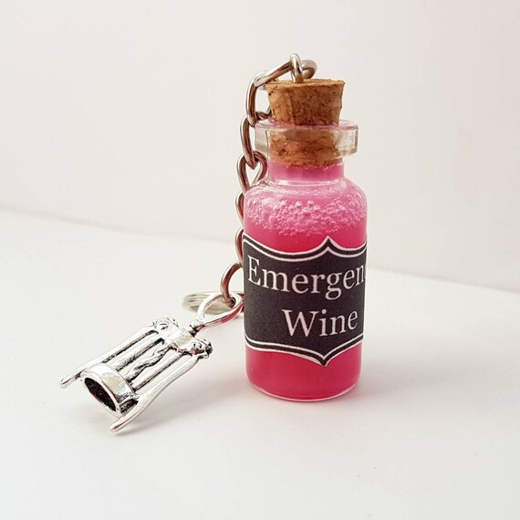 Emergency Wine Keychain Wine Lover Gifts Novelty Alcohol - Etsy