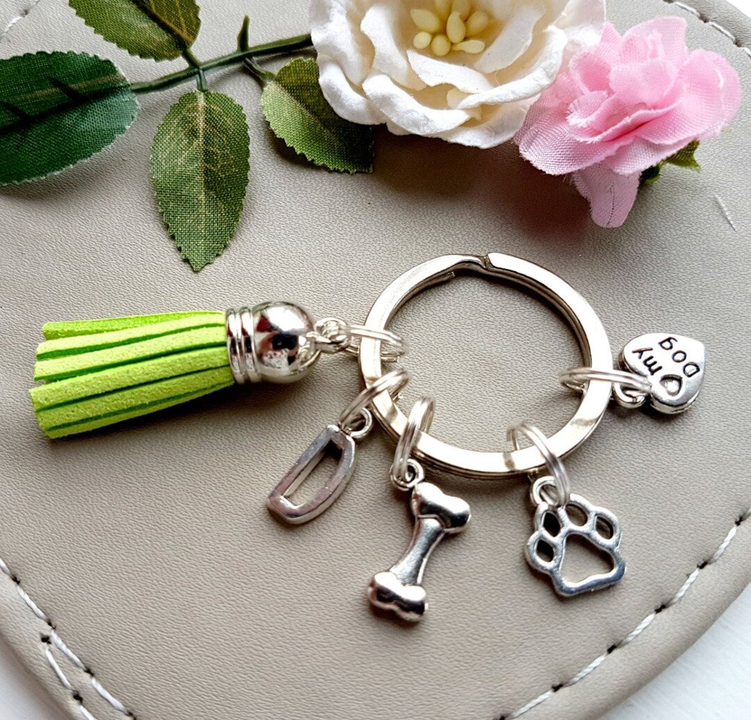 Dog Lover Gift, Dog Lover Key Chain, Dog Key Ring, Dog Owner Gift, Pet ...