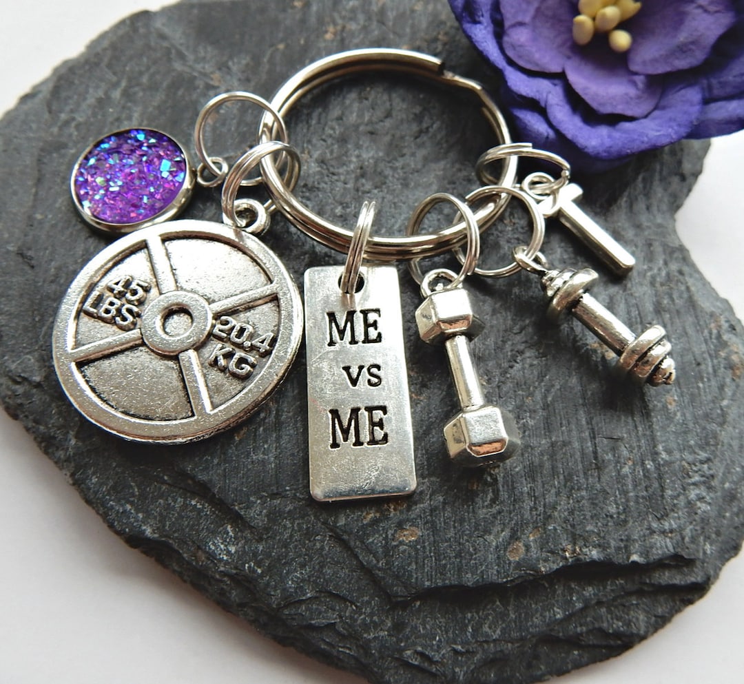 Weight Lifting Gift, Gym Keychain, Personal Trainer, Women Who Lift, Me ...