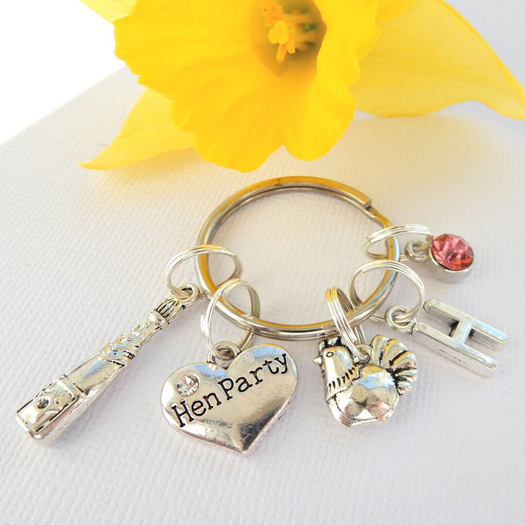 Hen Party Keyring Gift, Gift for Hens, Bachelorette Keychain ...