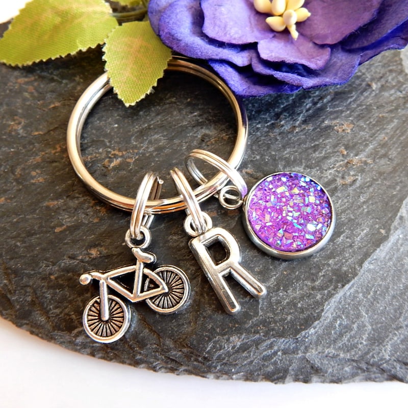 Bicycle Keychain - Etsy