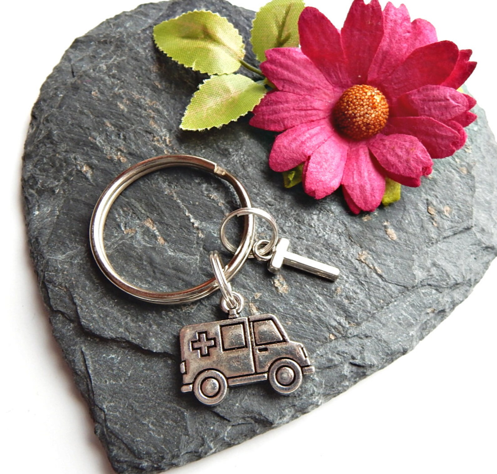 Ambulance Keyring, Paramedic Keychain, Ambulance Driver Gift, Emergency ...