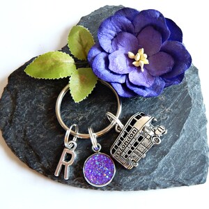 Personalised Bus Keyring, London Bus Keychain, Bus Driver Gift, London ...