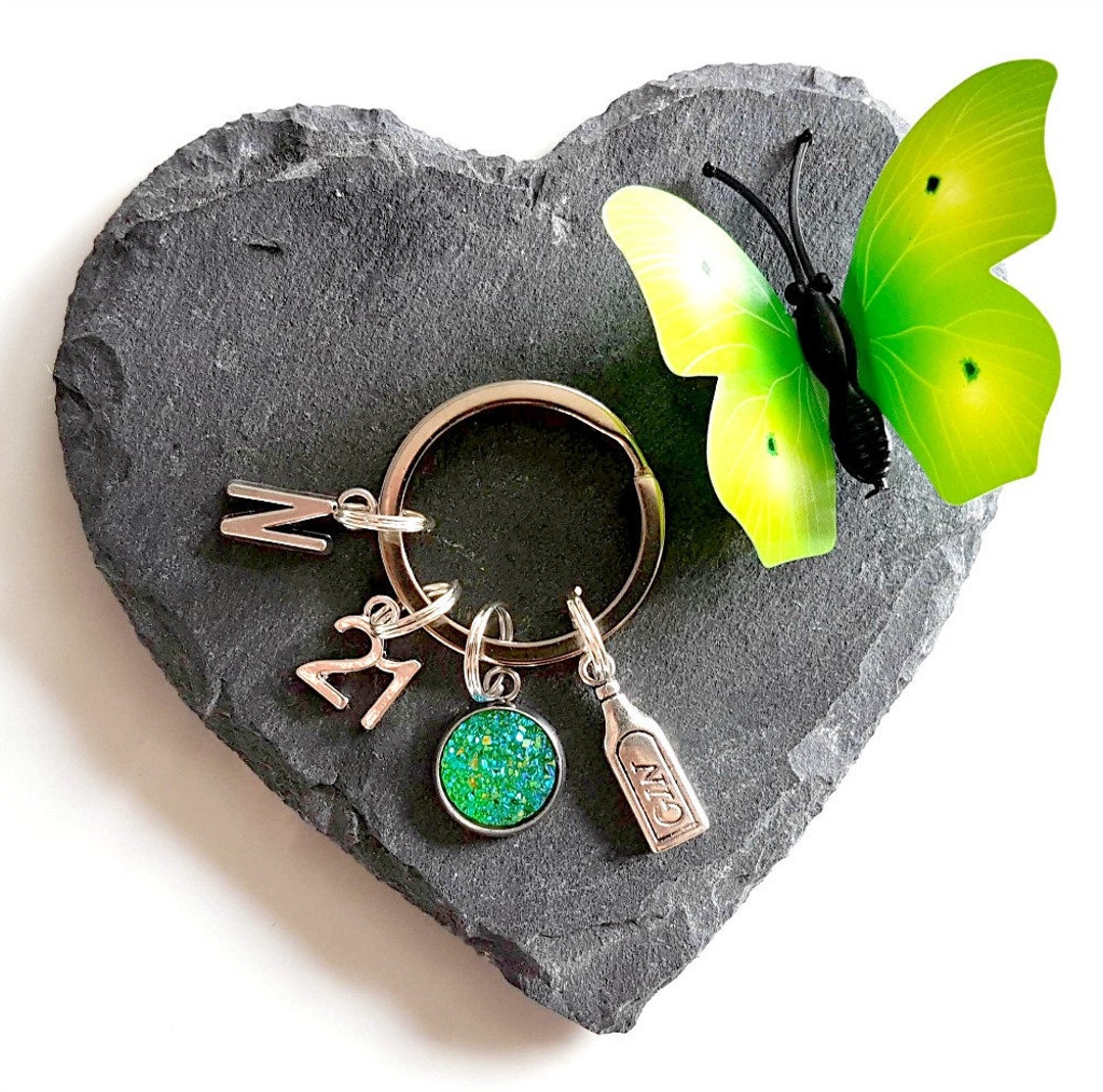 18th Birthday Gift, Coming of Age, Gin Gift, Funny Gin Keychain, 21st ...