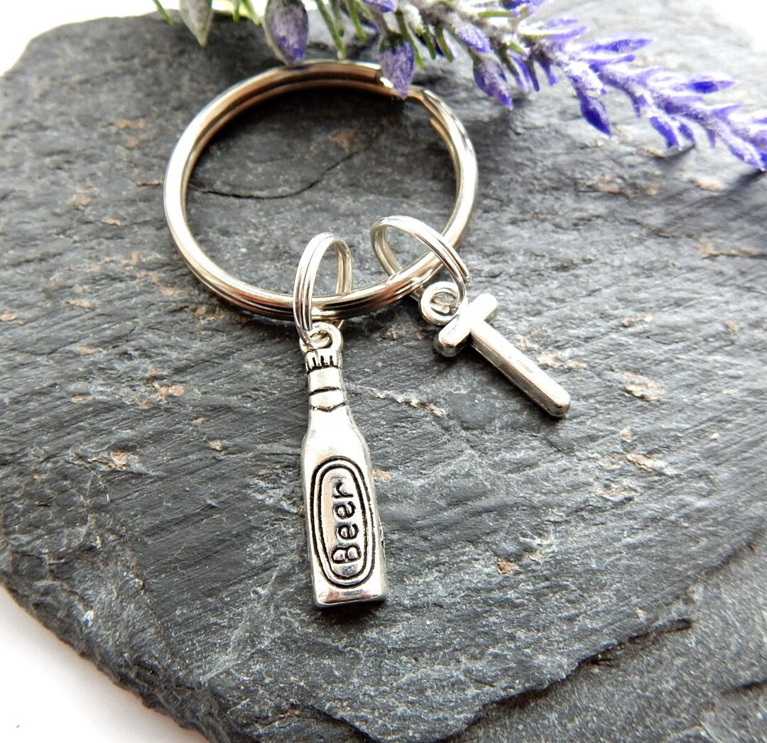 Personalised Beer Keyring Father's Day Gifts Beer Key - Etsy Hong Kong