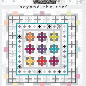 MAKERS MEDALLION Quilt Pattern by Natalie Barnes Beyond the Reef Patterns Modern Quilting Modern ...