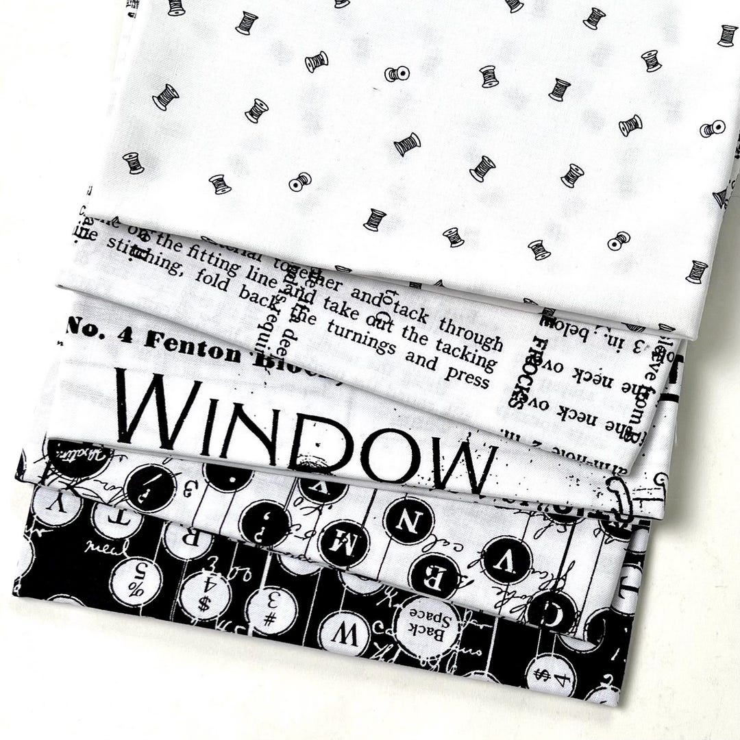 LAST CALL Sew Journal Half Yard Bundle Five Low Volume Fabrics Riley ...