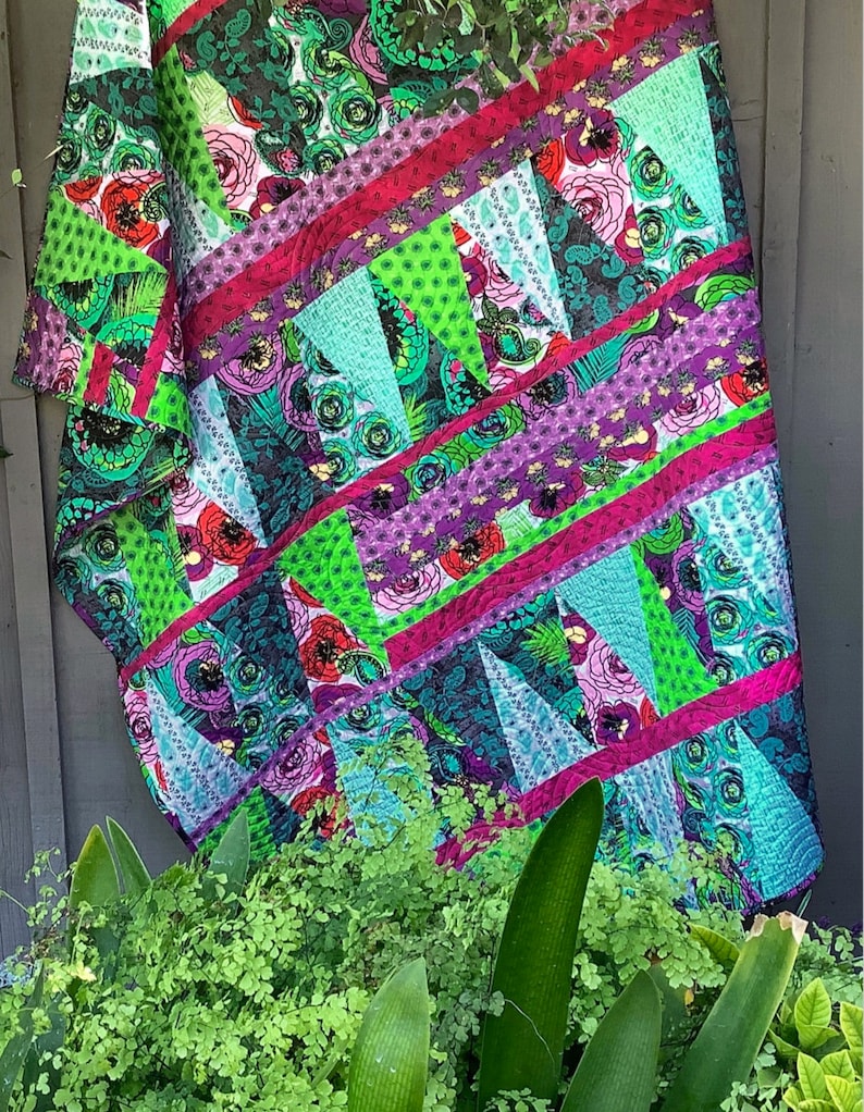 NEW Tattoo Quilt Pattern 12pp Marcia Derse Modern Patchwork 57 X 77 ...