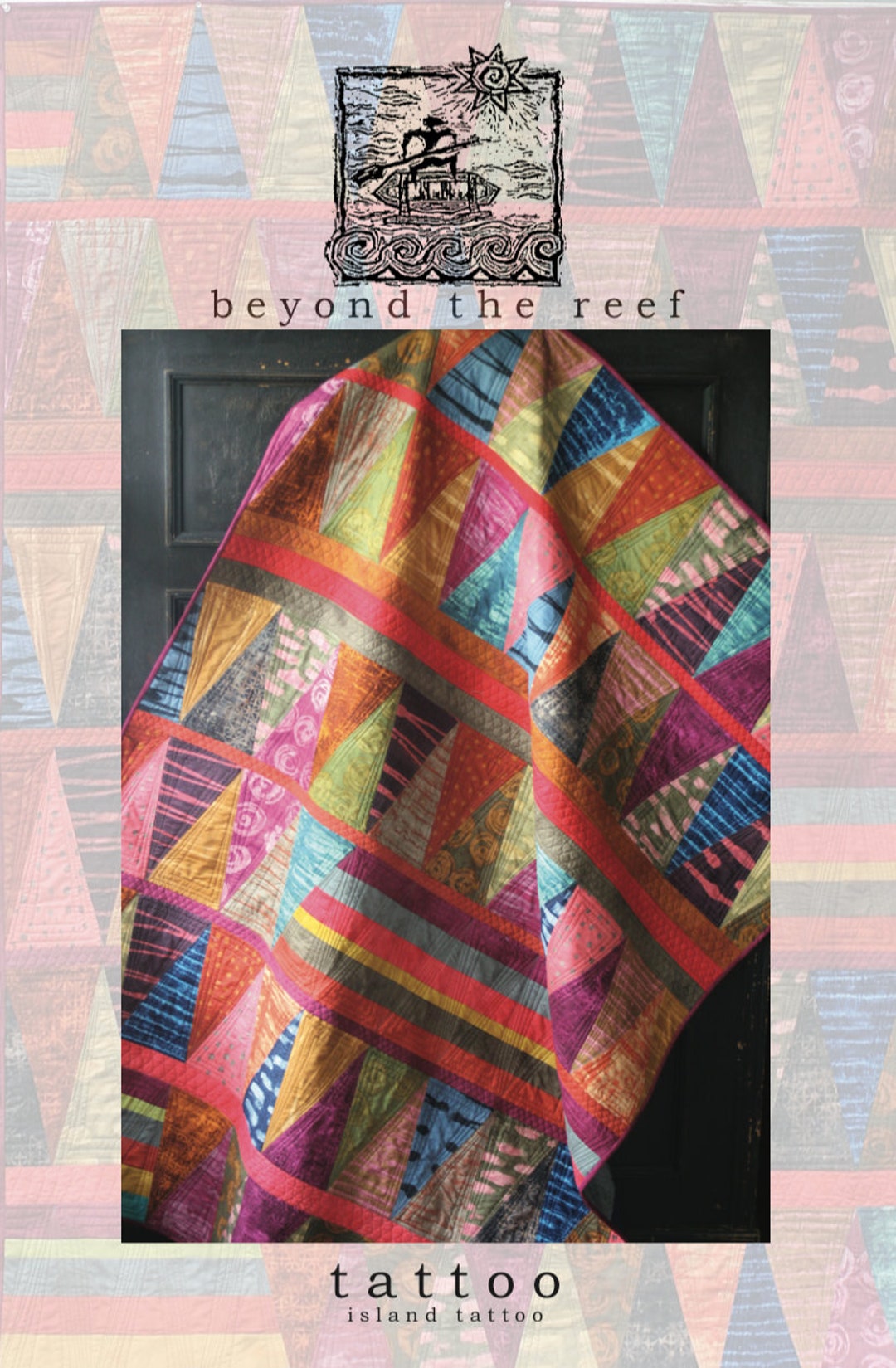 Tattoo Quilt Pattern: Modern Patchwork (57 X 77 Inches) - Etsy