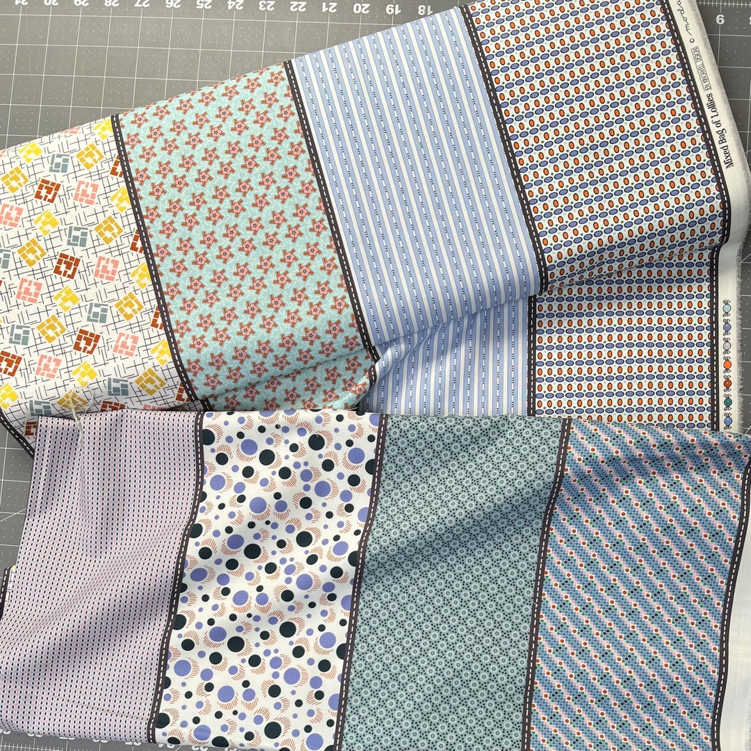 NEW Jen Kingwell Mixed Bag of Lollies Winkipop Fabric BTHY the Lookout ...